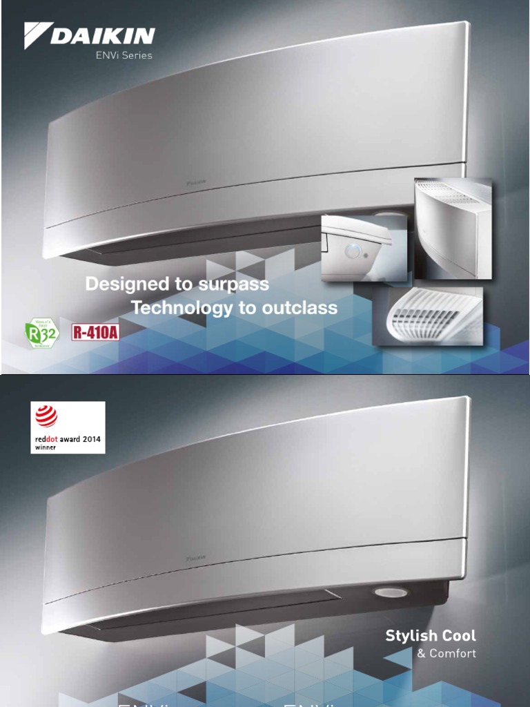 Daikin Silver Envi | PDF | Air Conditioning | Power Inverter