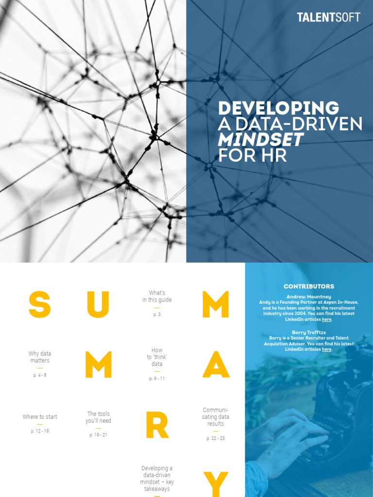 Developing a Data-Driven Mindset in HR | PDF | Human Resources | Analytics
