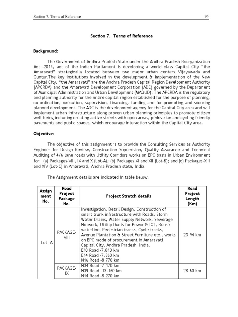 Tor Apcrda Amaravathi | PDF | Engineering