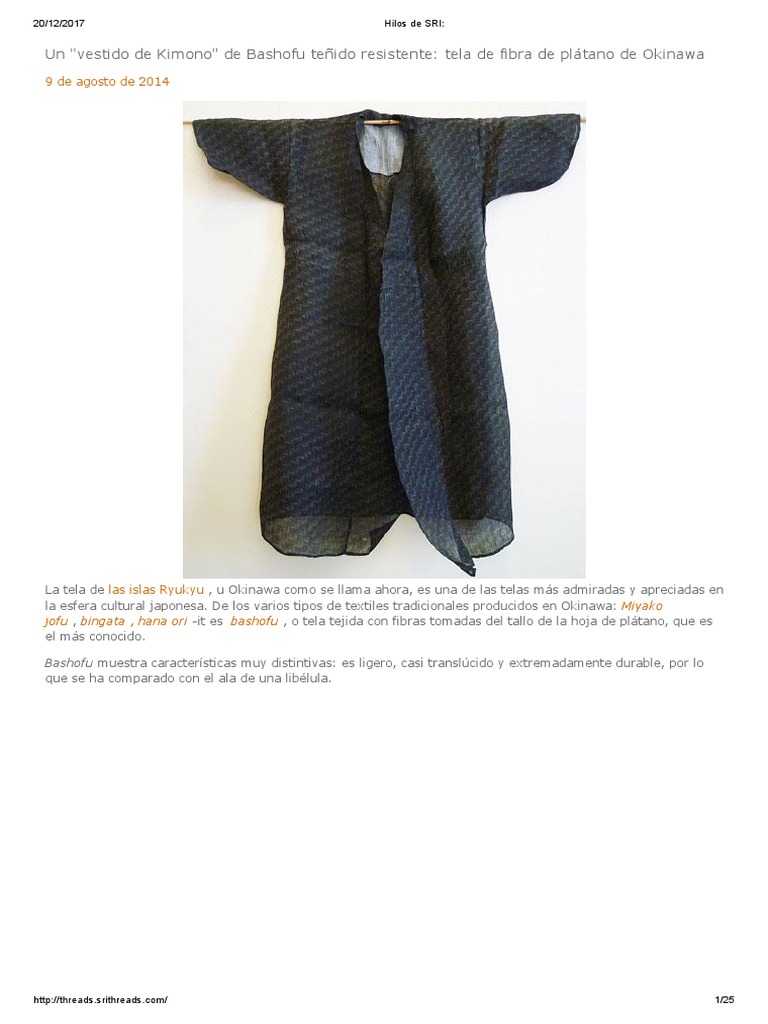 Kimono | PDF | Seda | Textiles