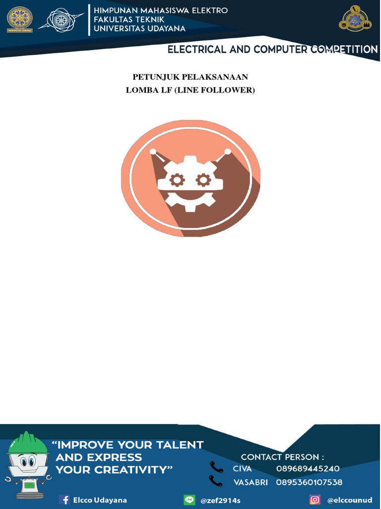 Petunjuk Lomba Line Follower ELCCO 2019 | PDF | Komputer | Teknologi ...