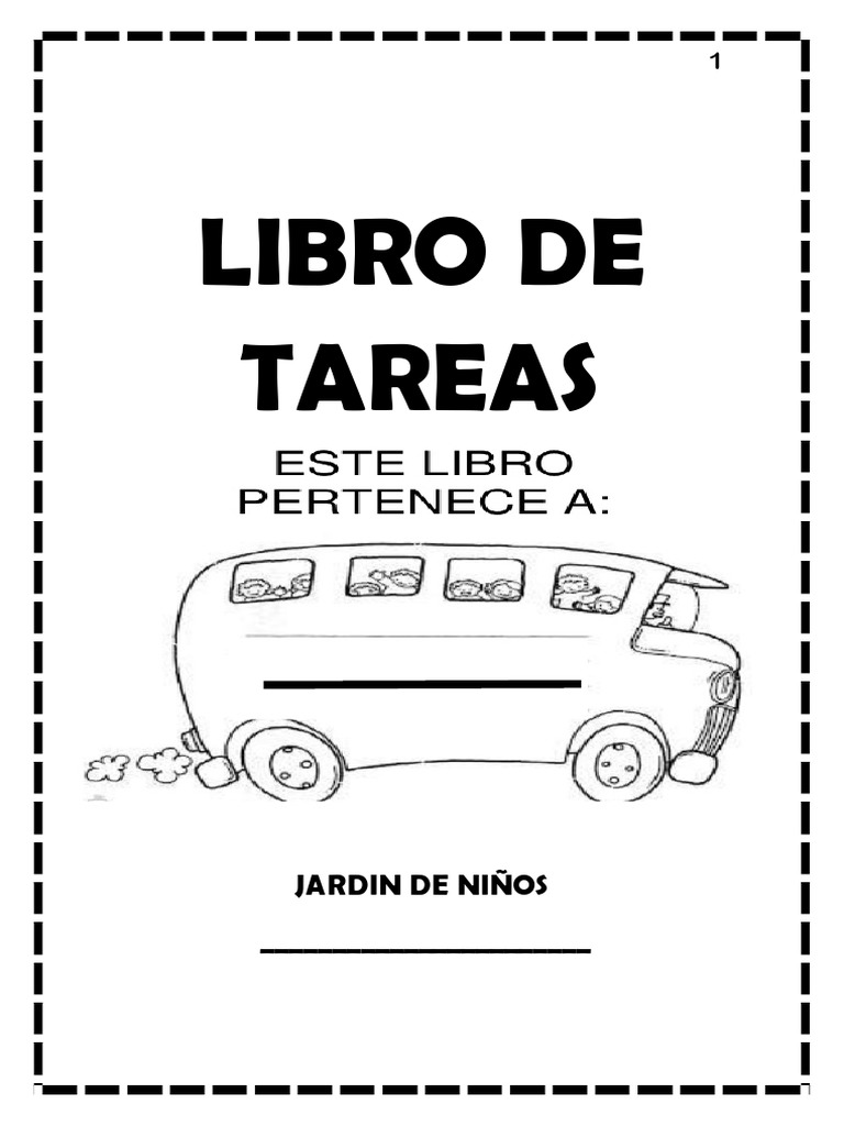 Mi Libro Kinder Tareas | PDF