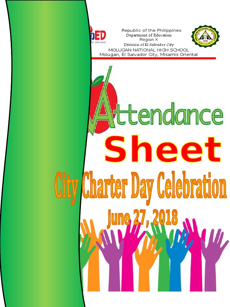 Cover Page For Attendance Sheet | PDF