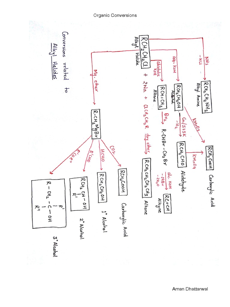 Organic Chemistry Conversions Guide | PDF | Business