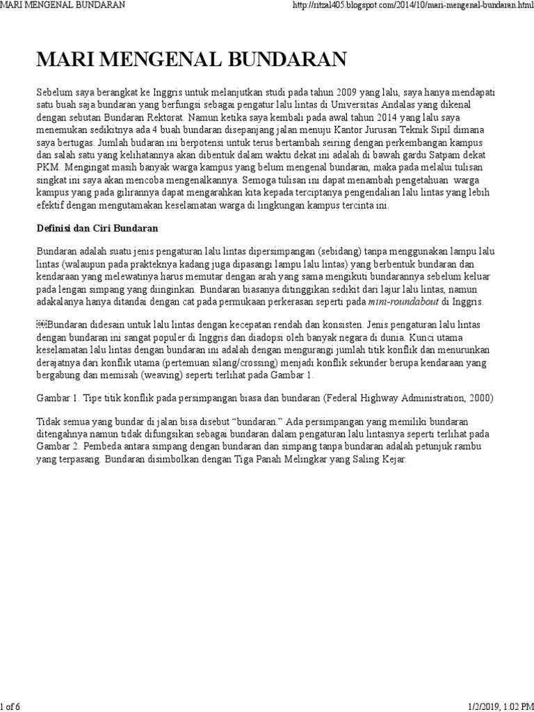 Bundaran Keuntungan Kerugian PDF | PDF