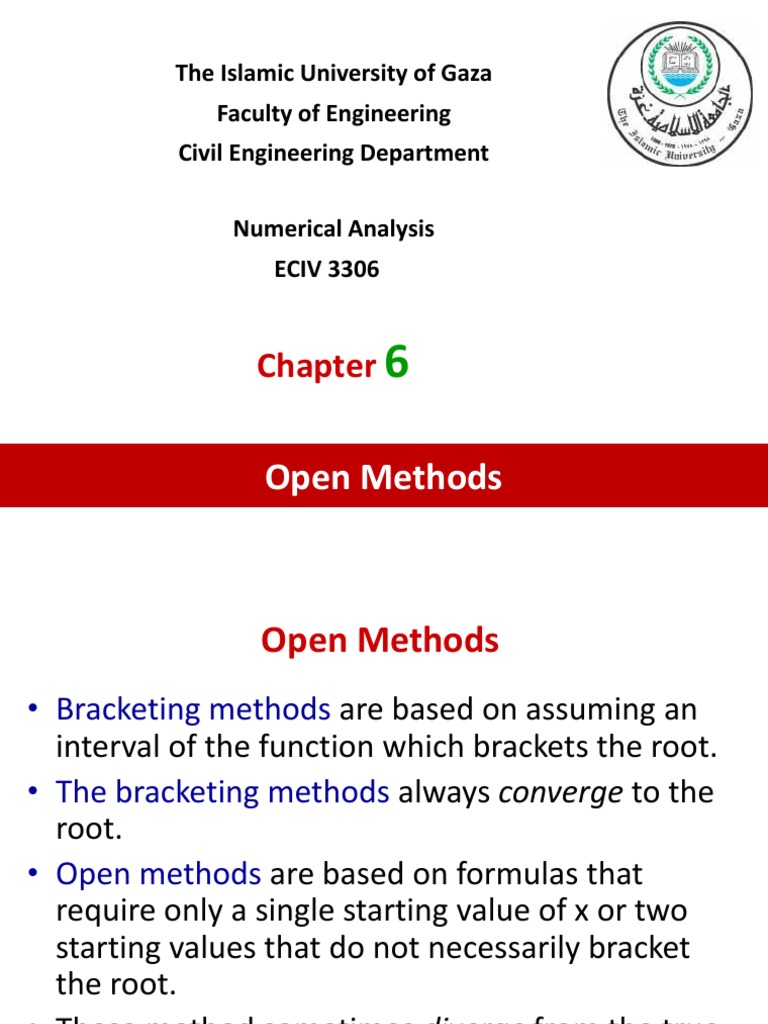 Ch6 Open - Methods 10 10 2010 | PDF | Mathematical Analysis | Analysis