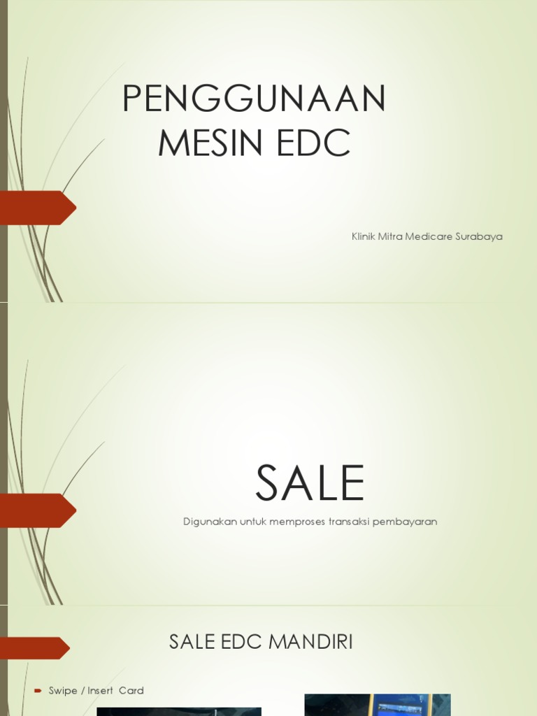 Penggunaan EDC | PDF