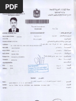UAE Visit Visa Sample | PDF