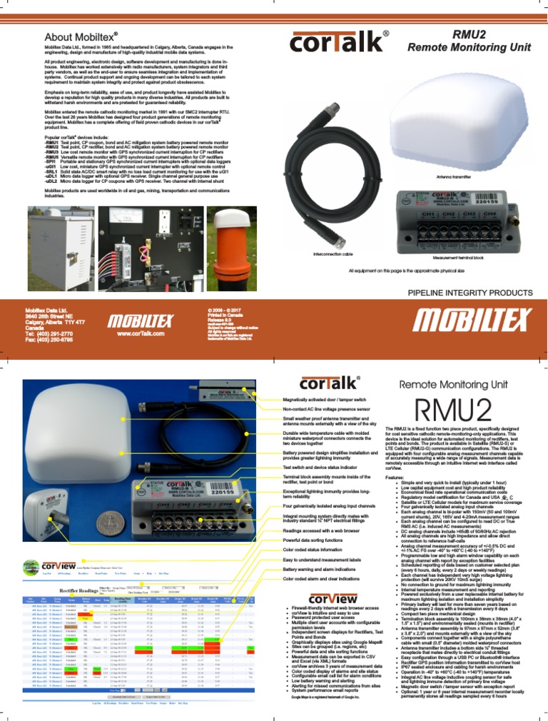 About Mobiltex: Remote Monitoring Unit | Download Free PDF | Electrical ...