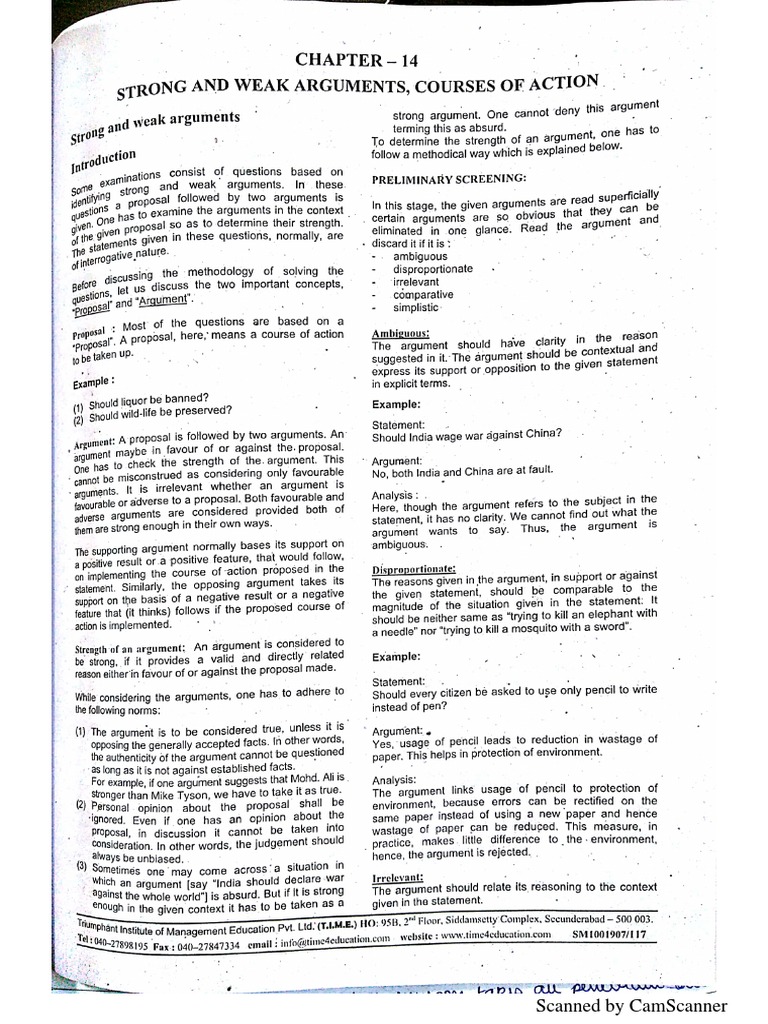 Introduction To Argument | PDF