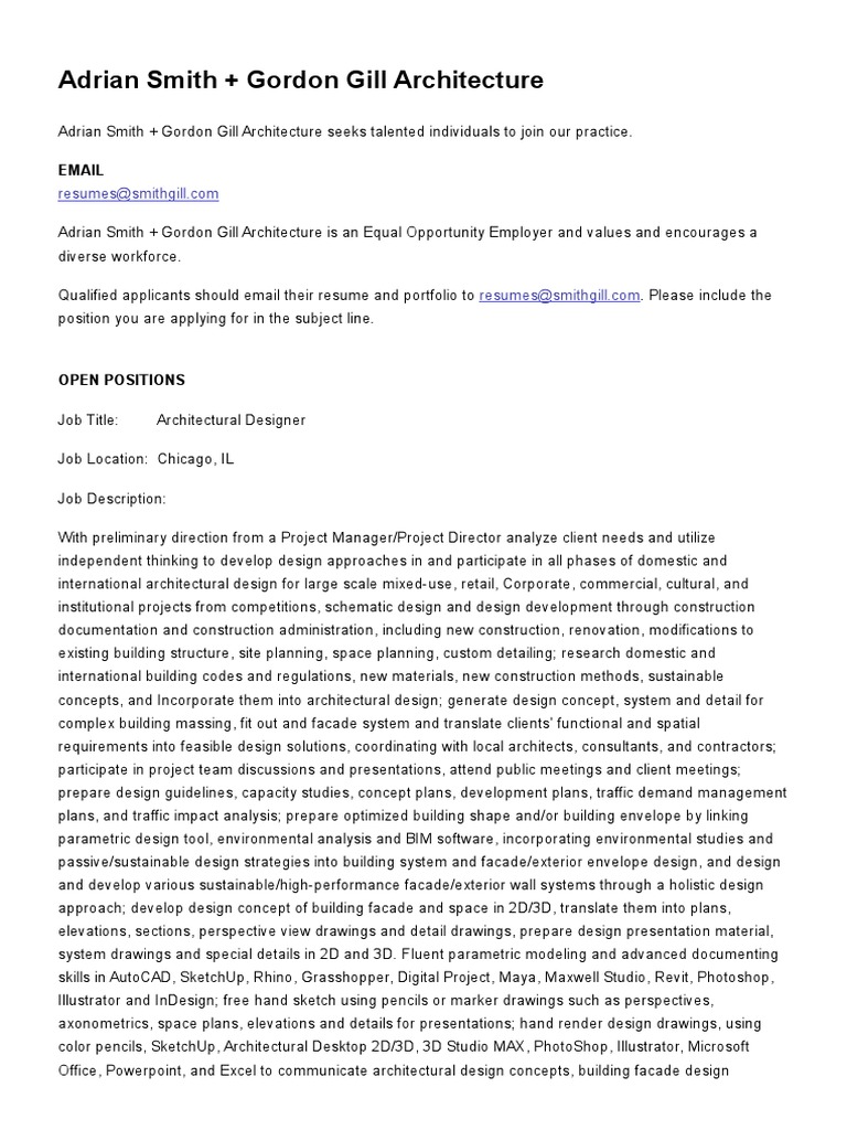 Adrain Hill Architecture | PDF | Architect | Design