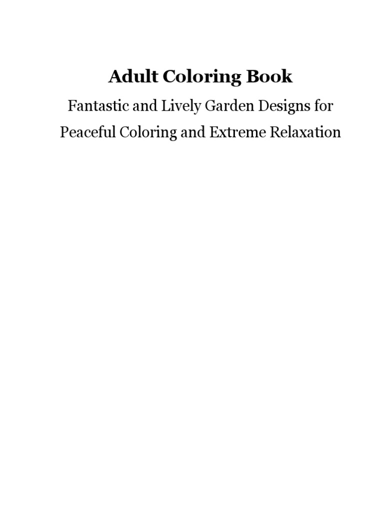 Carte de Colorat Pentru Adulti.3 PDF | PDF | Relaxation (Psychology ...