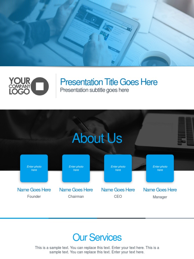 Powerpoint Template Pdf Business