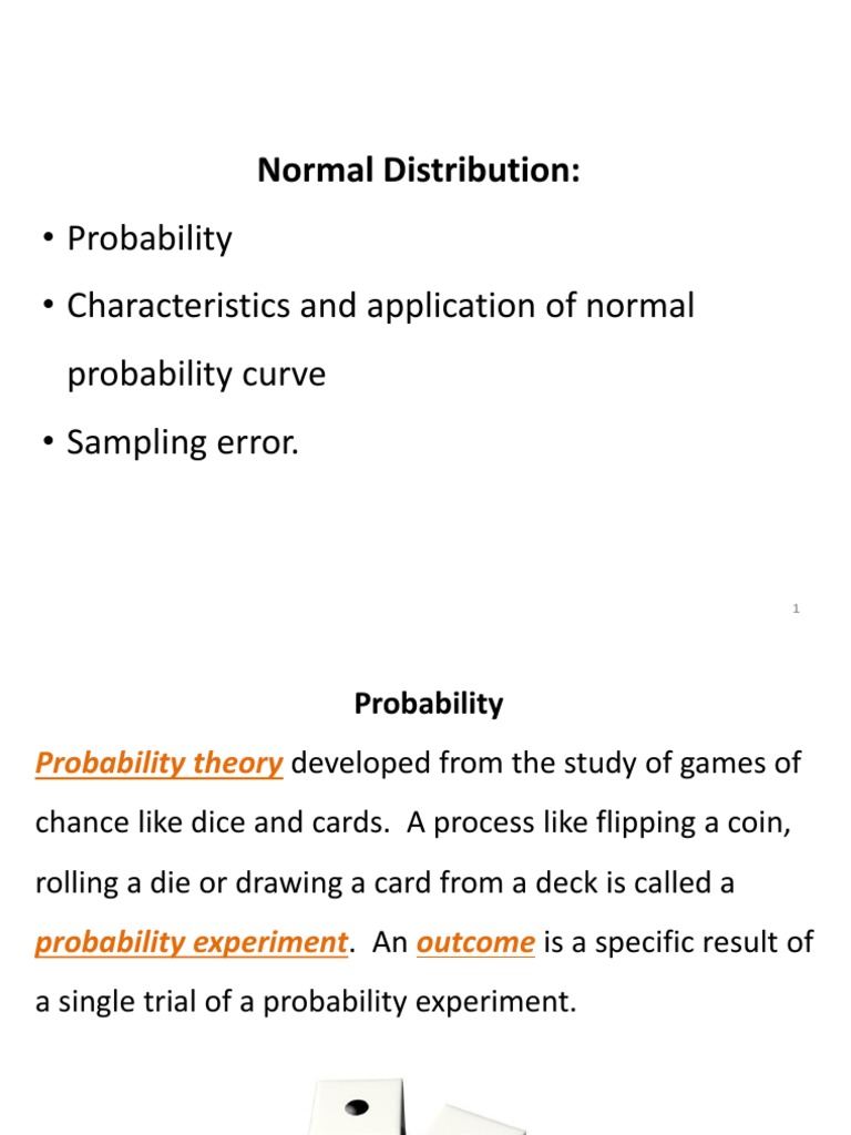 Normal Distribution:: - Probability - Characteristics and Application ...