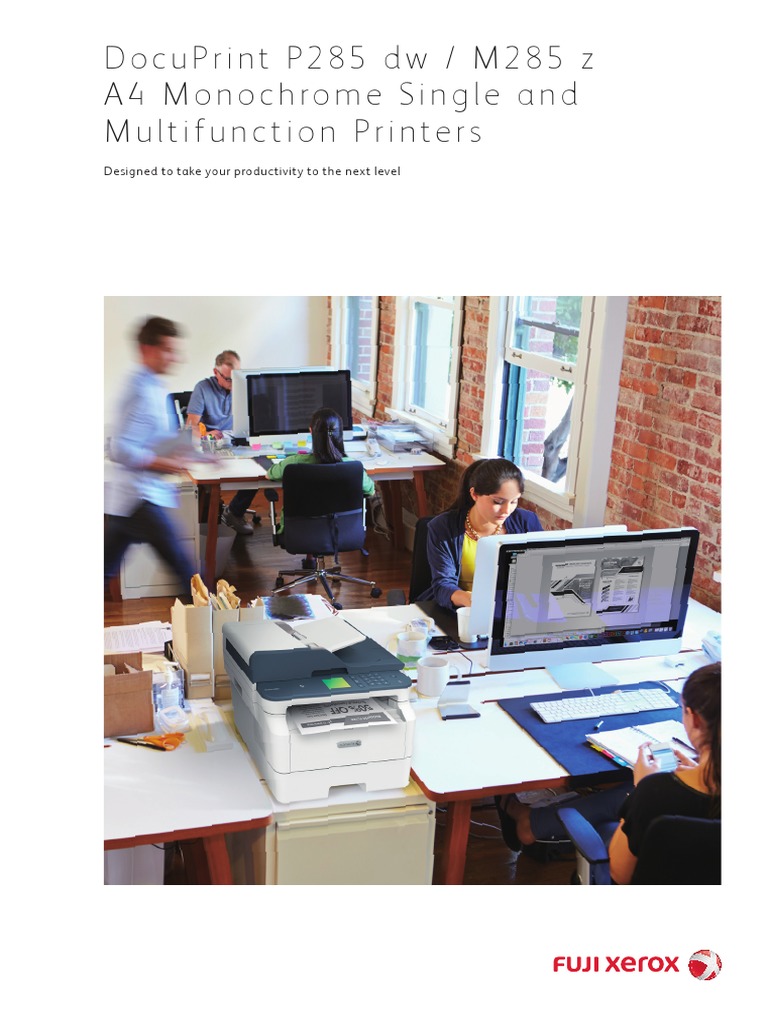 DocuPrint P285dw.M285z Brochure | PDF | Image Scanner | Printer (Computing)