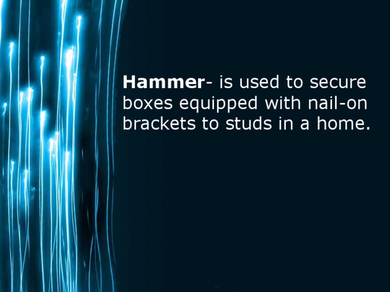 Hammer Use for Securing Boxes | PDF