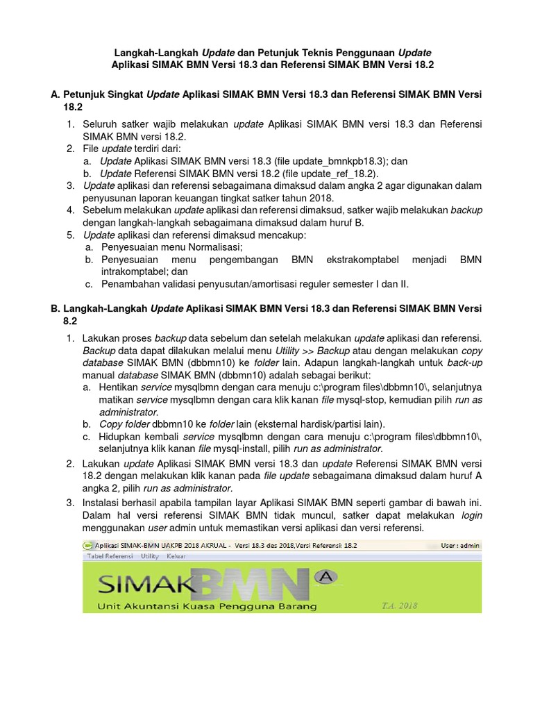 Juknis SIMAK BMN 18.3 PDF | PDF