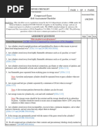 Monthly Oxygen/Nitrous Oxide Cylinder Inspection Checklist | PDF
