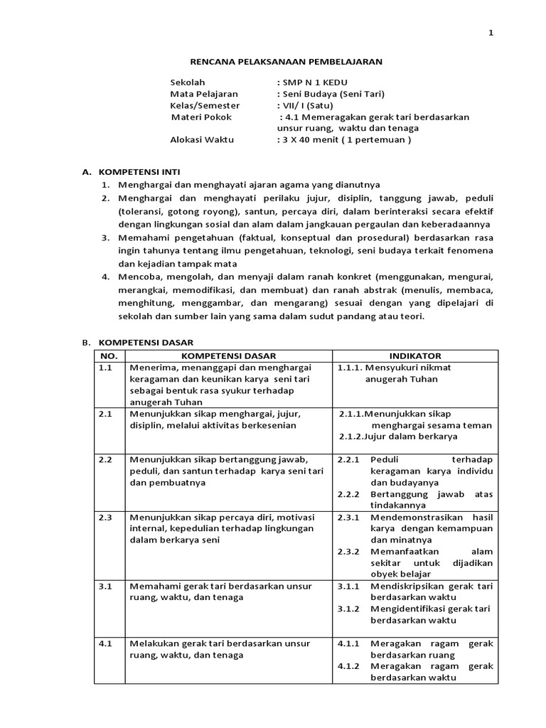Lembar Telaah RPP 2 | PDF