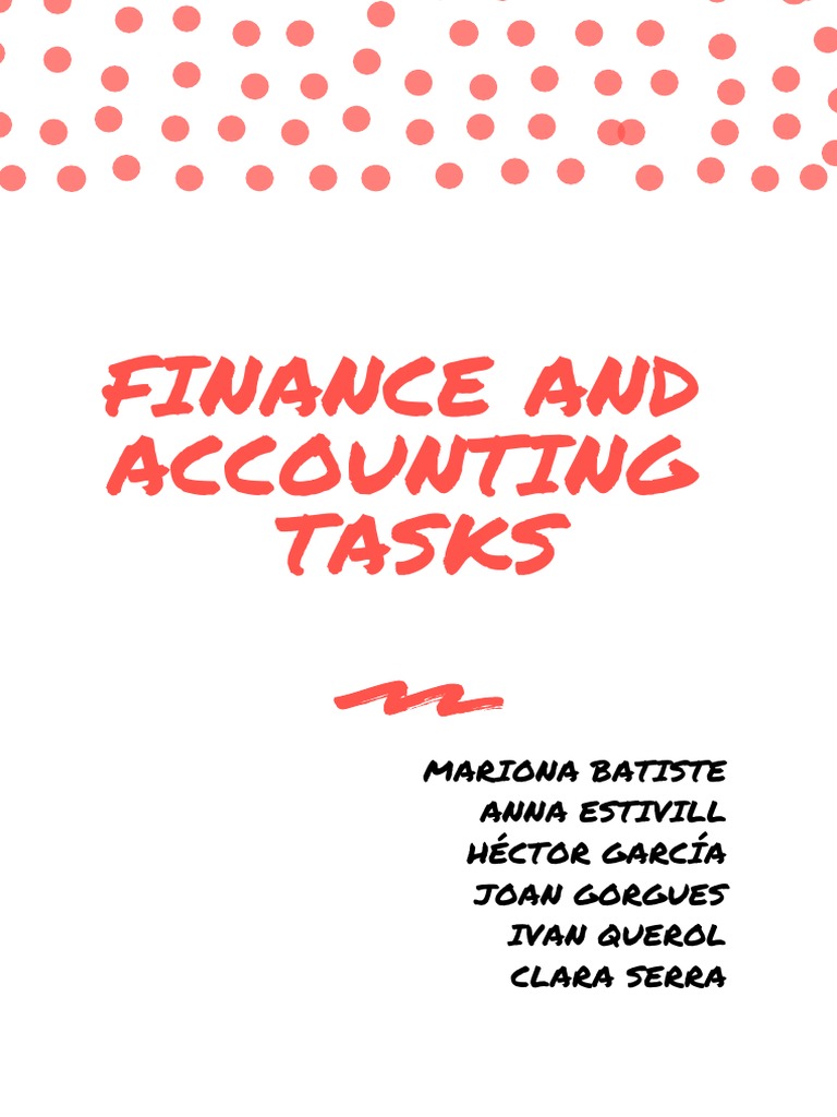 Finance Department Functions Explained | PDF | Accounting ...