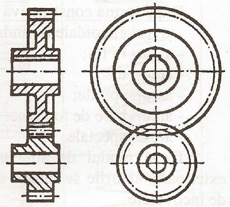 Reprezentarea Unui Angrenaj Cilindric PDF | PDF