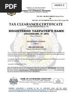 Tax Declaration Sample | PDF | Taxes | Public Finance