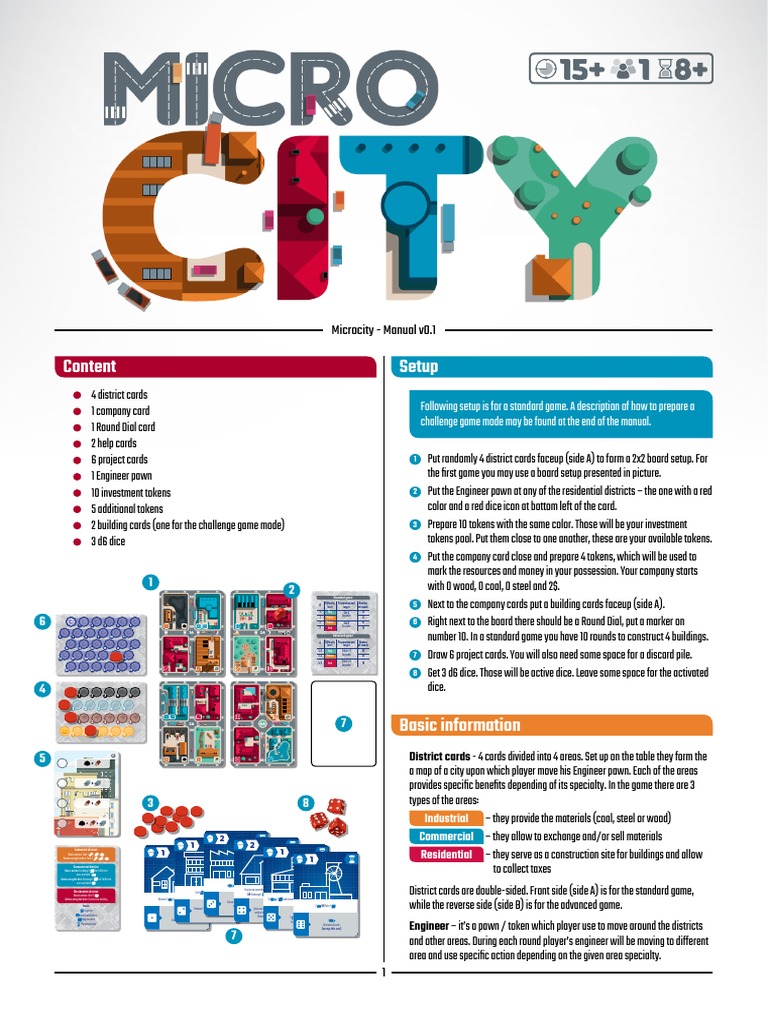 Content Setup: Microcity - Manual v0.1 | PDF | Gaming | Leisure