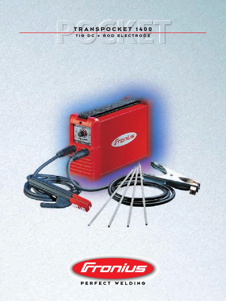 Fronius Transpocket 1400 Overview | PDF | Welding | Construction