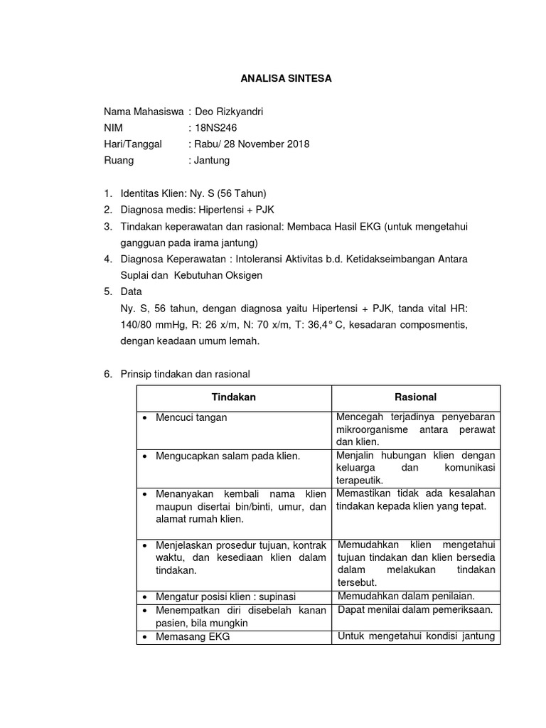 DOPS Membaca Hasil EKG | PDF
