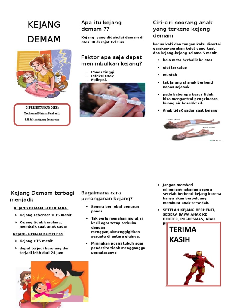Leaflet Kejang Demam | PDF