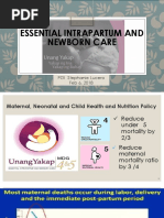 EINC: Essential Newborn Care Steps | PDF | Nipple | Breastfeeding