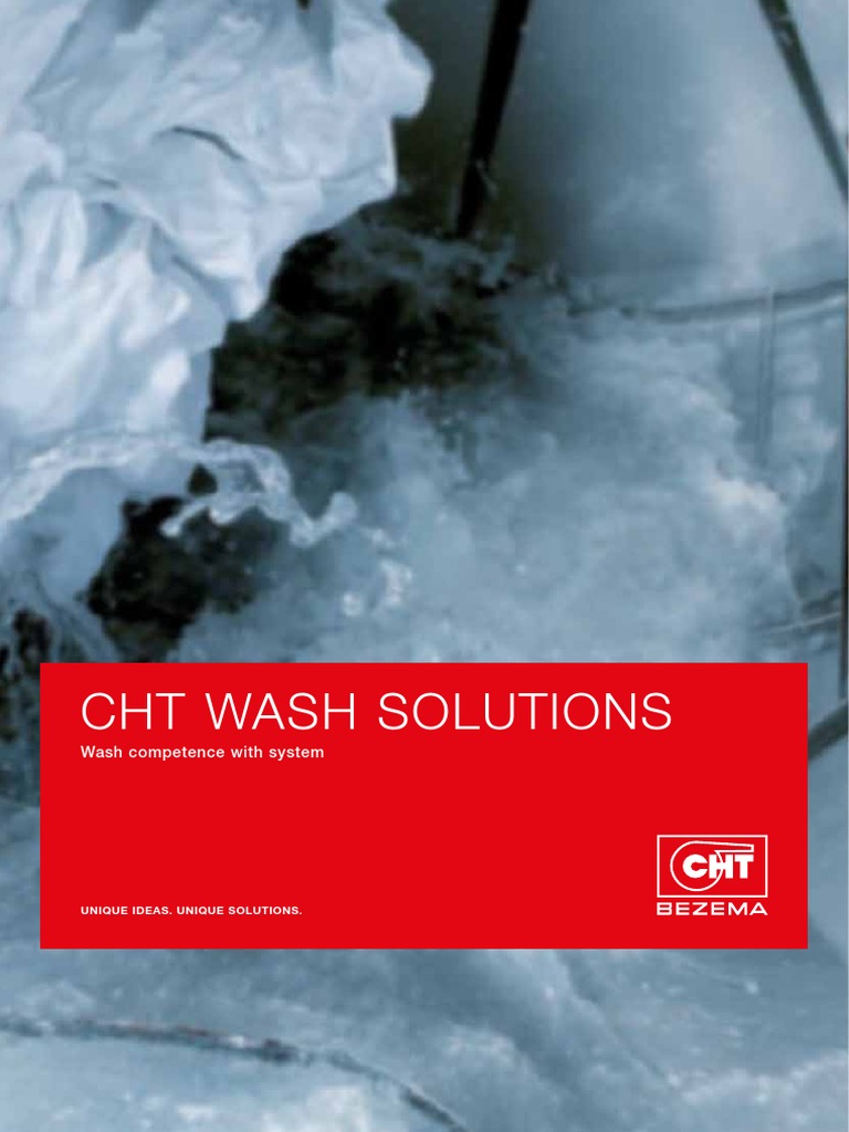 CHT Wash Solutions for Textile Care | PDF | Surfactant | Laundry