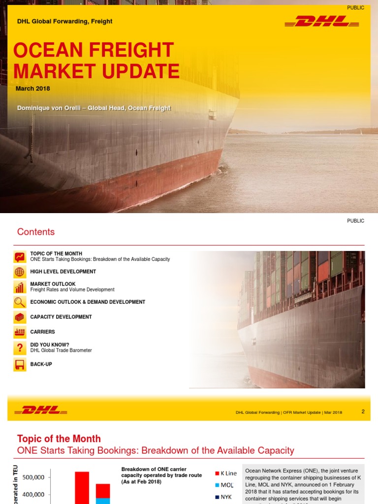 DHL Ocean Freight Market Update Mar2018 | PDF | Inflation | Ships