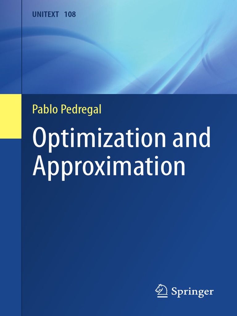 Optimization, Pedregal | PDF | Mathematical Optimization | Applied Mathematics