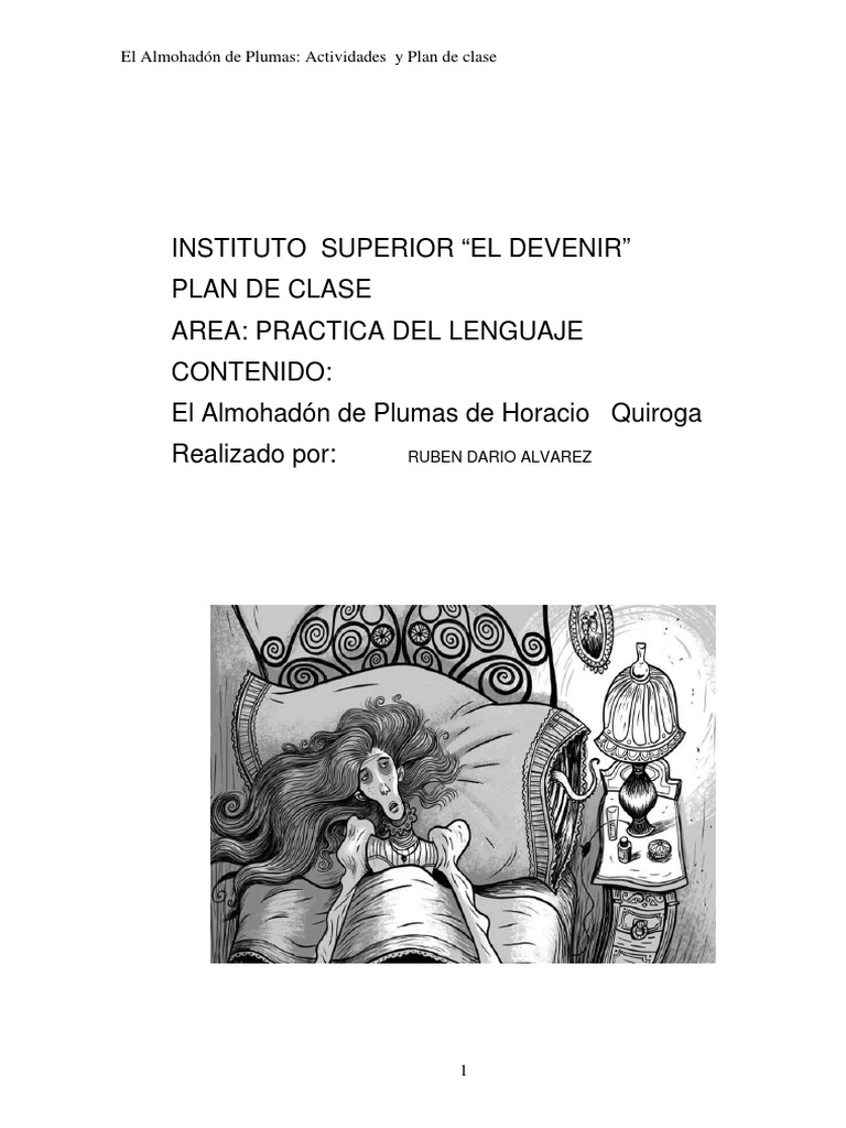 Actividades de El Almohadón de Plumas | PDF | Aprendizaje | Ciencia ...