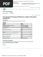 Códigos de Error de LED para Pantalla en Blanco - Asistencia Técnica HP ...