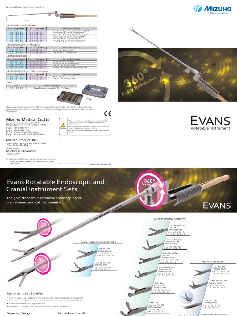 Evans Endoscopic Instrument | PDF | Surgical Specialties | Surgery