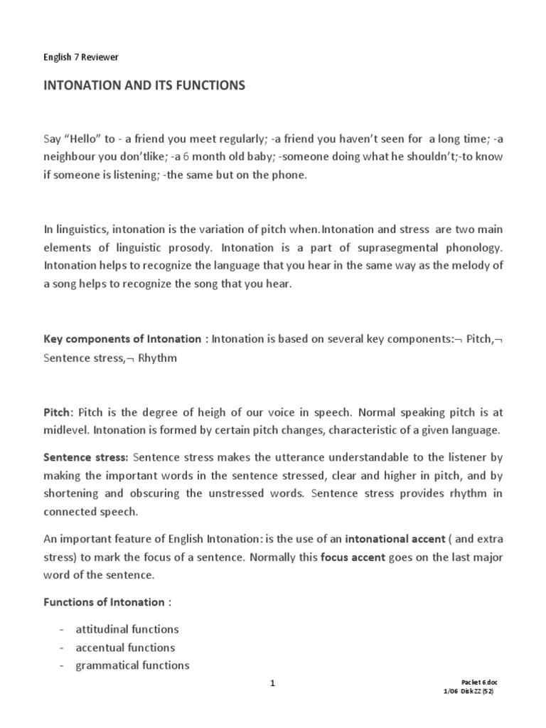 English 7 Reviewer | PDF | Grammatical Number | Stress (Linguistics)