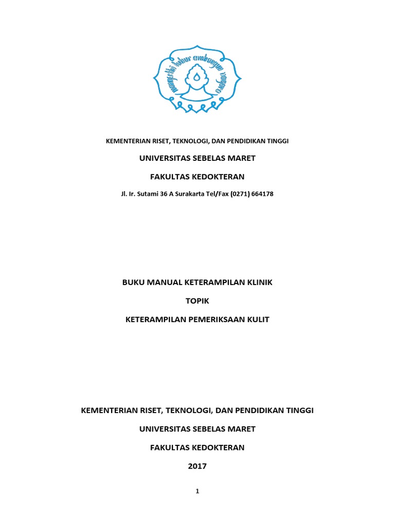Skillslab Kulit Pdf Pdf Kesehatan Holistik Sains Matematika
