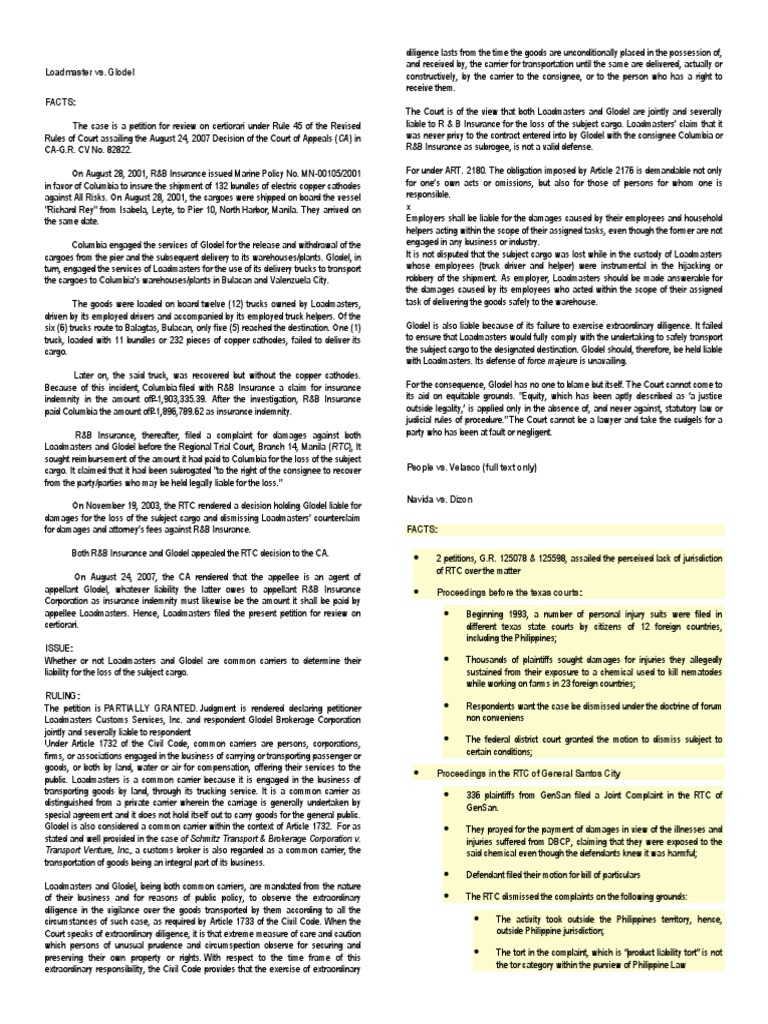 Torts - Cases | Download Free PDF | Complaint | Negligence
