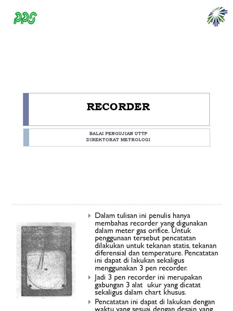 Mechanical Flow Recorder | PDF