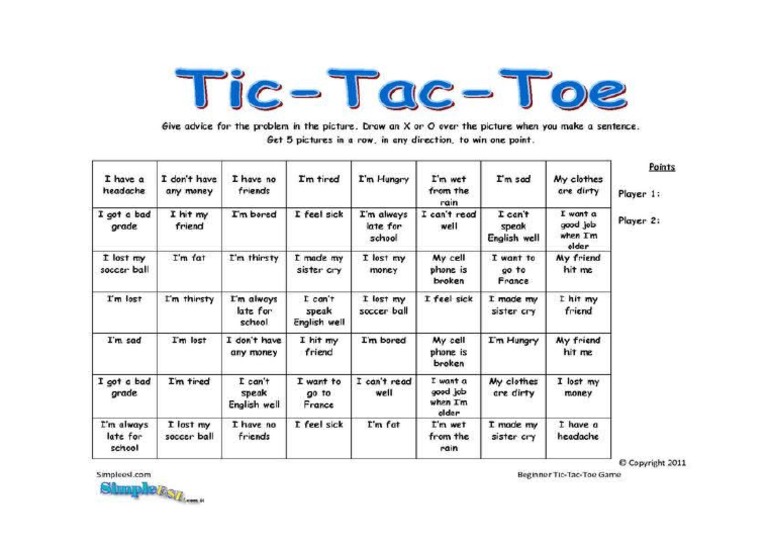 Tic Tac Toe | PDF