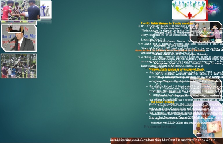 Faculty Attended FDP: Association Activities From November To February ...