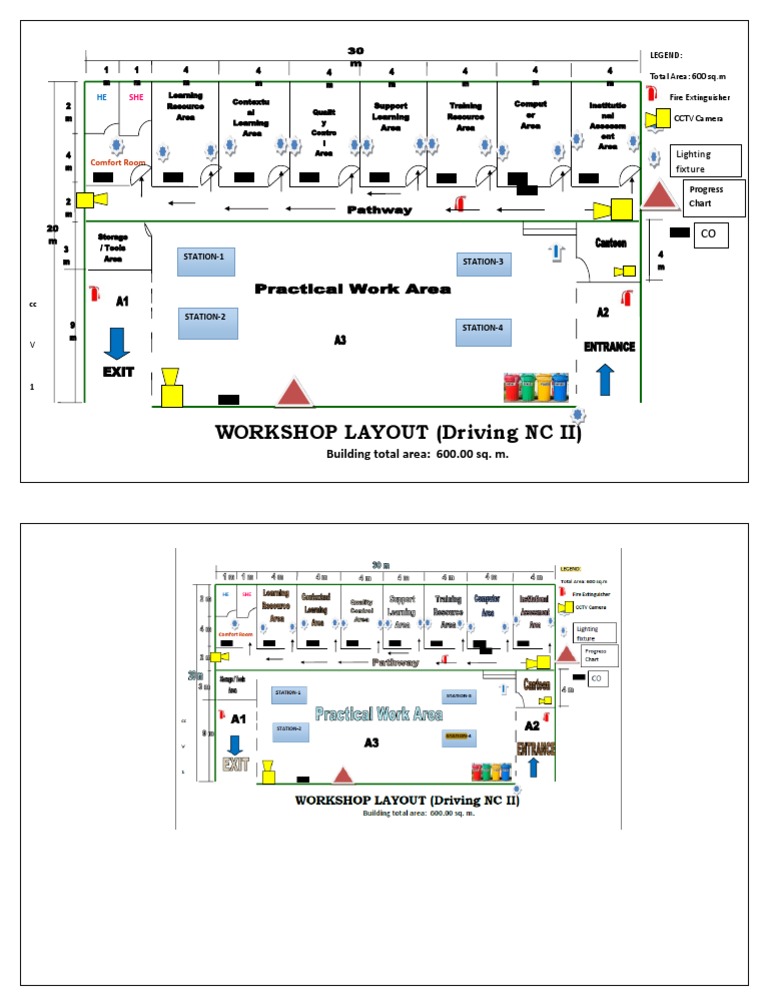Automotive Workshop Layout Design | PDF