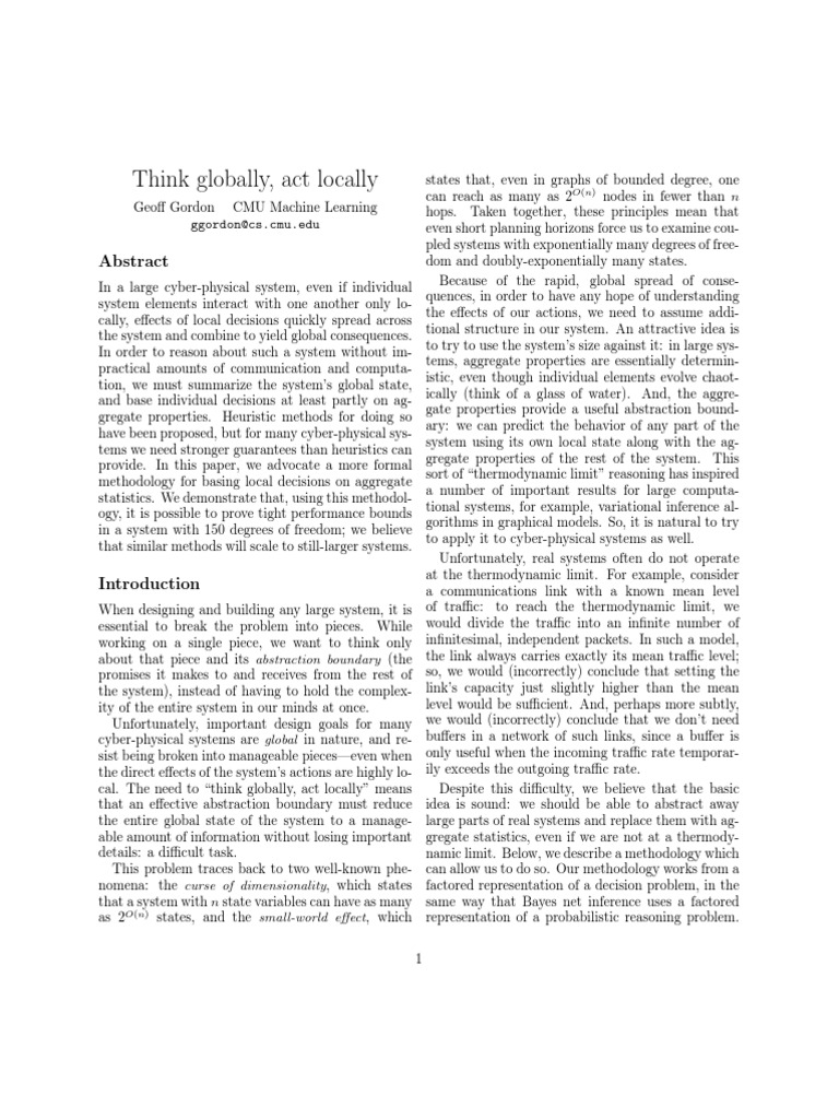 Gordon | PDF | System | Applied Mathematics