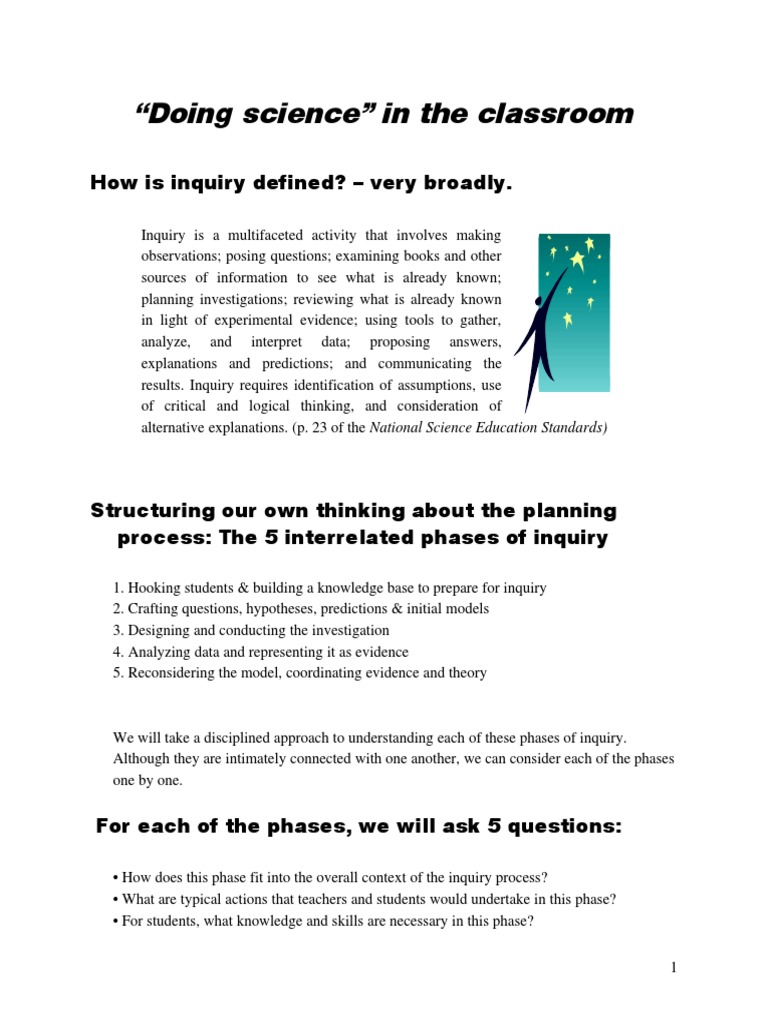 The 5 Phases of Inquiry | PDF | Scientific Method | Science