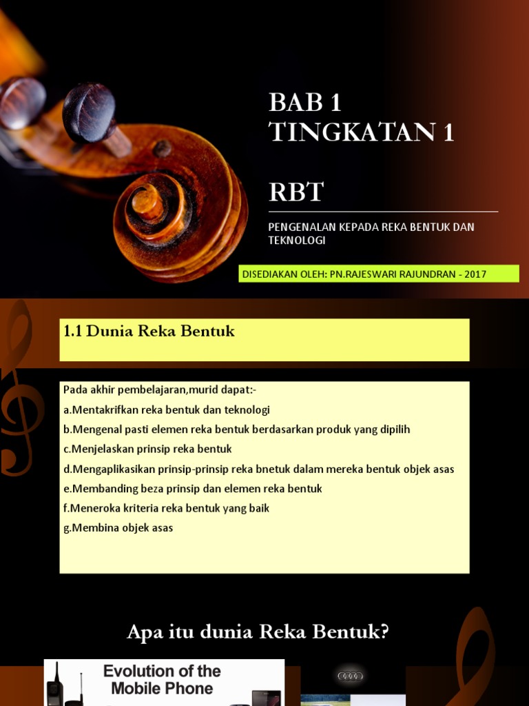 Bab1-T1 Dunia Reka Bentuk | PDF