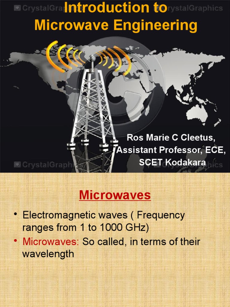 Microwave Engineering Overview | PDF | Microwave | Telecommunications