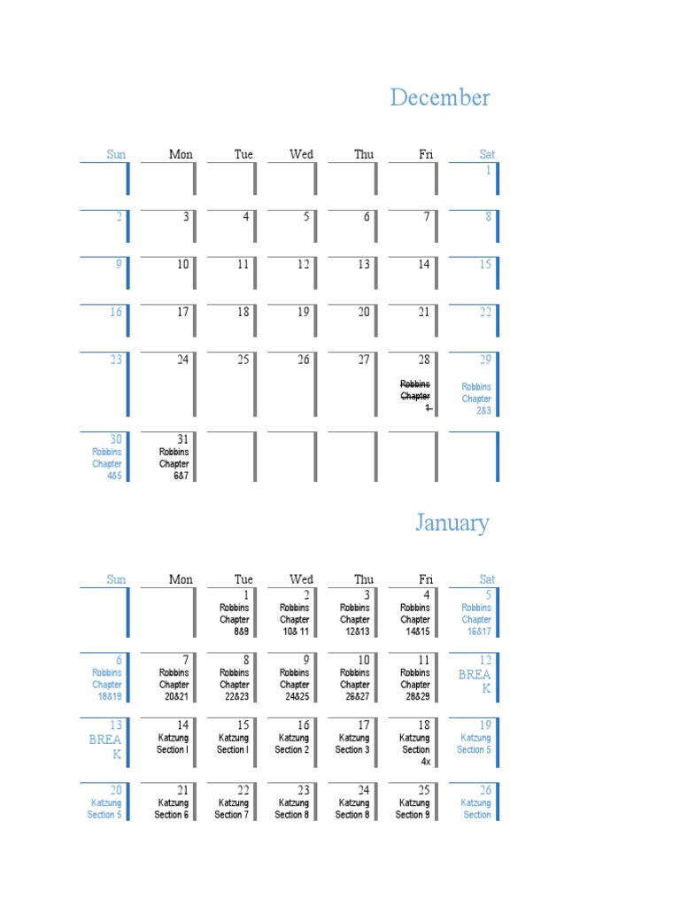 Study Schedule | PDF | Nature