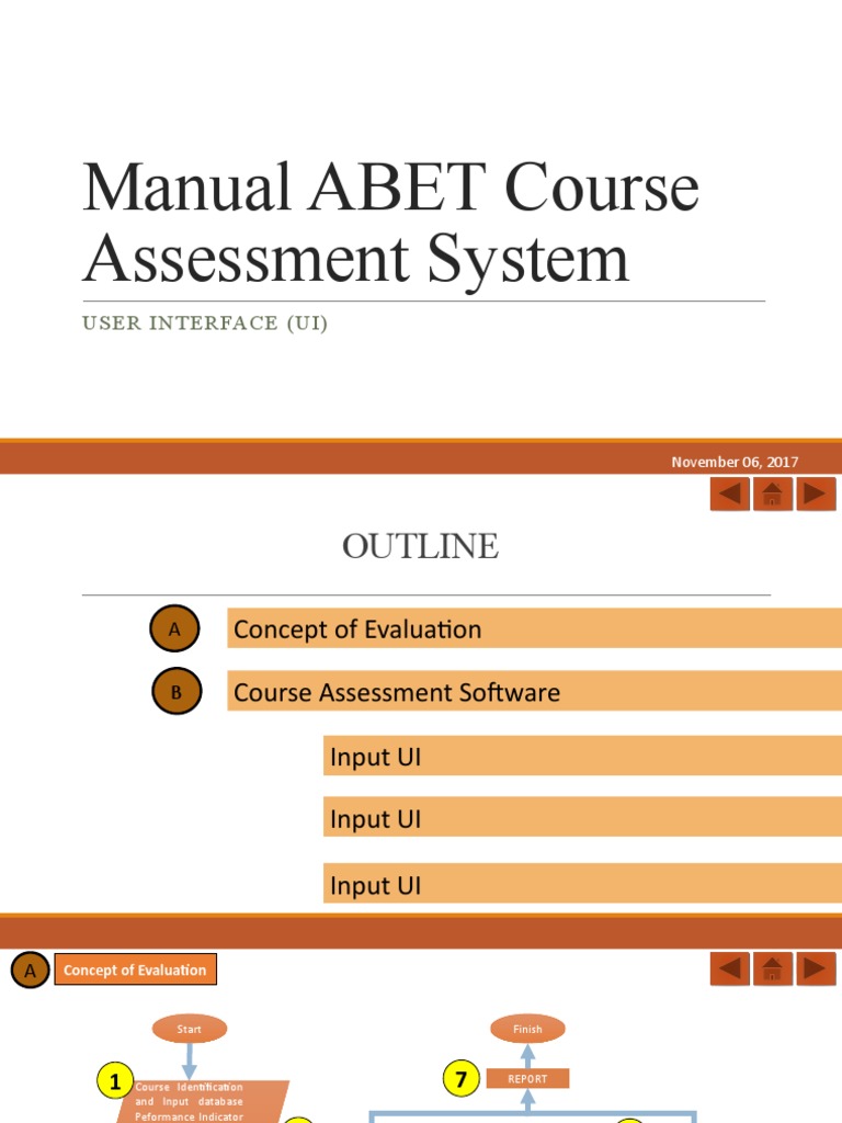 MANUAL ABET Course Assesment System | PDF | Performance Indicator ...